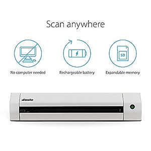 Doxie Go SE - The Intuitive Portable Document Scanner with Rechargeable Battery and Easy Software for Home, Office, or Work from Home