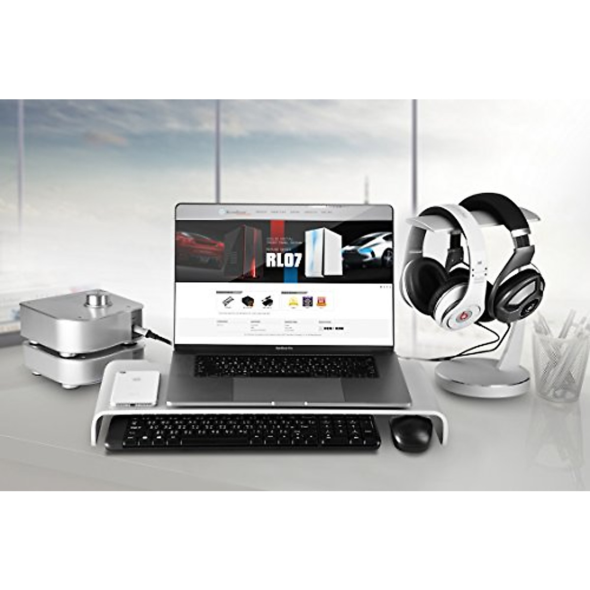 SilverStone Technology Aluminum Unibody Monitor / iMac Stand, Silver (MR01S)