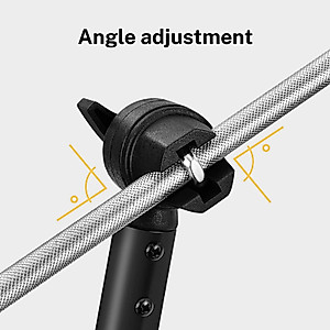 Donner Mute Cymbal Set with 12-inch Cymbals For electric drum kit, Signal Cable, Rack Clamp, And More Stable Iron Metal Bracket (For DED-200/300/400 Expansion)