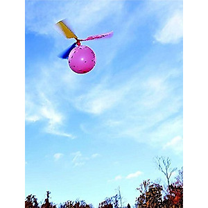 BAIVYLE Kids Toy Balloon Helicopter (12 Pack) Children's Day Gift Party Favor Easter Basket, Stocking Stuffer or Birthday! Flying Toys for Boys and Girls - Outdoor Sport Toy for 7 8 9 10 Year Old