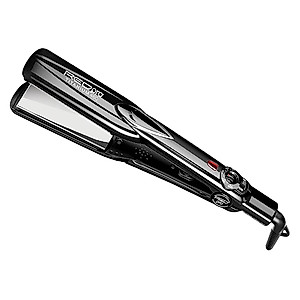 RED by KISS Pro Titanium 1 1/2 Inch Flat Iron Heats Up to 460°F Silky Straight, Frizz-Free Results