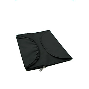 Ophthalmic Black Universal Phoropter Refractor Protective Dust Cover Nylon Zipper 19" L x 13" W