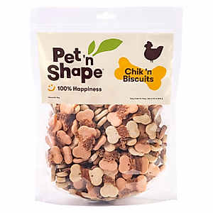 ---Pet 'n Shape Chik 'n Wrapped Biscuits – Natural Chicken Wrapped Dog Treats - 35 Ounce