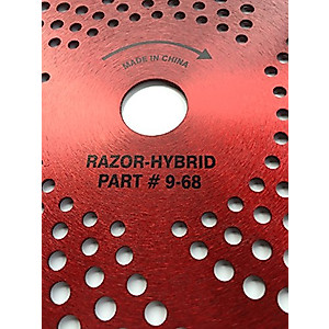 1 Blade 9"-68t -- Renegade "Razor" / Hybrid -- Combo Specialty -- RENEGADE BLADE® - Carbide Brush Cutter Weed Eater Blades, 230mm