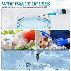 100Pack 23 Gauge 1 Inch 25MM Sterile Disposable Injection Needle for Lab Industrial Measuring, Refilling Inks, Plant and Crafts, Individually Wrapped