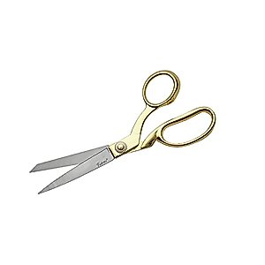 SZCO Supplies Professional Heavy-Duty Fabric Scissors for Tailoring with Gold Finished Handle