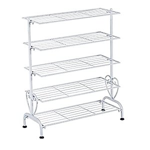 Shoe Rack Shoe Shelf Stackable Shoe Rack Shoe Rack Sturdy Steel Pipe Shoe Shelf Shoe Storage Rack, Used in Entryway Bedroom Living Room Hallway Shoe Cabinet Balcony Shoe Organizer Rack Shoe Bench Sta