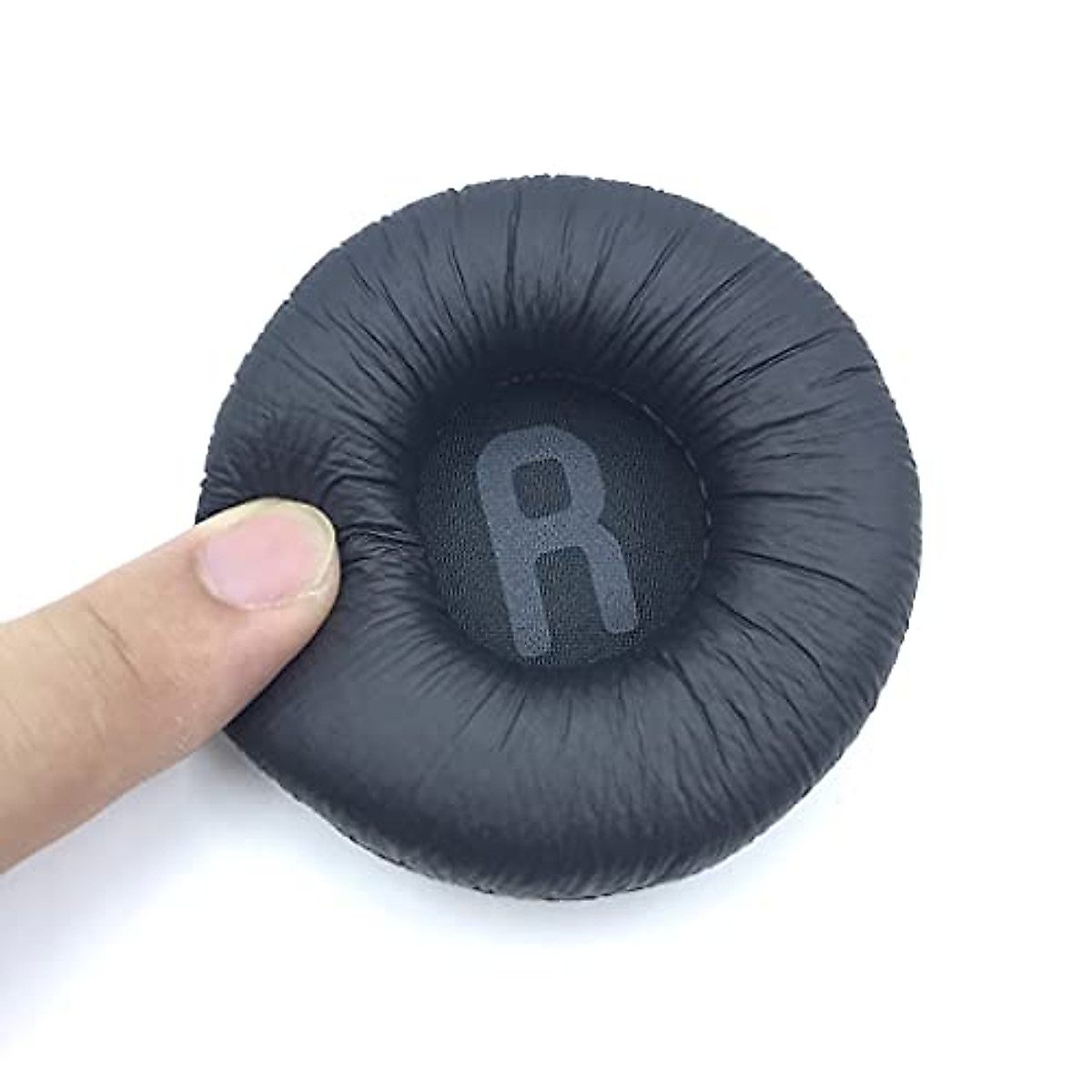 Kamonda 1 Pair Replacement Foam Ear Pads Pillow Cushion Cover for JBL Tune600 T500BT T450 T450BT JR300BT Headphone Headset 70mm EarPads Replacement Cushion for Headphone Left and Right Black