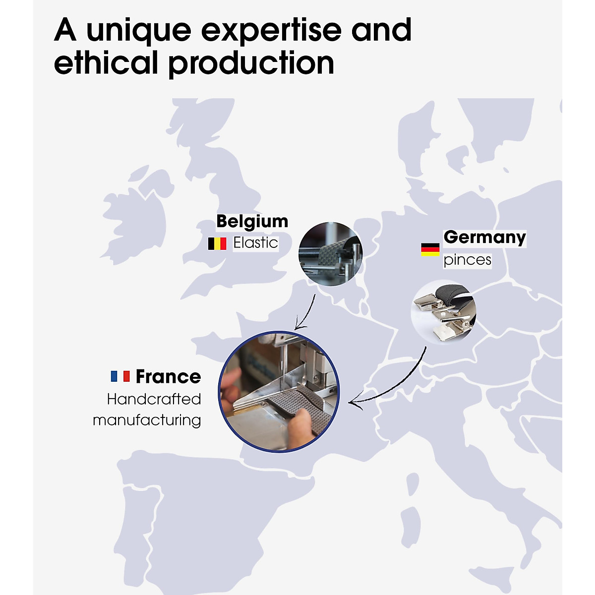 PIERROT Men’s Suspenders - One Size Adjustable and Elastic Suspenders for Men Trousers Heavy Duty with 4 Very Strong Clips