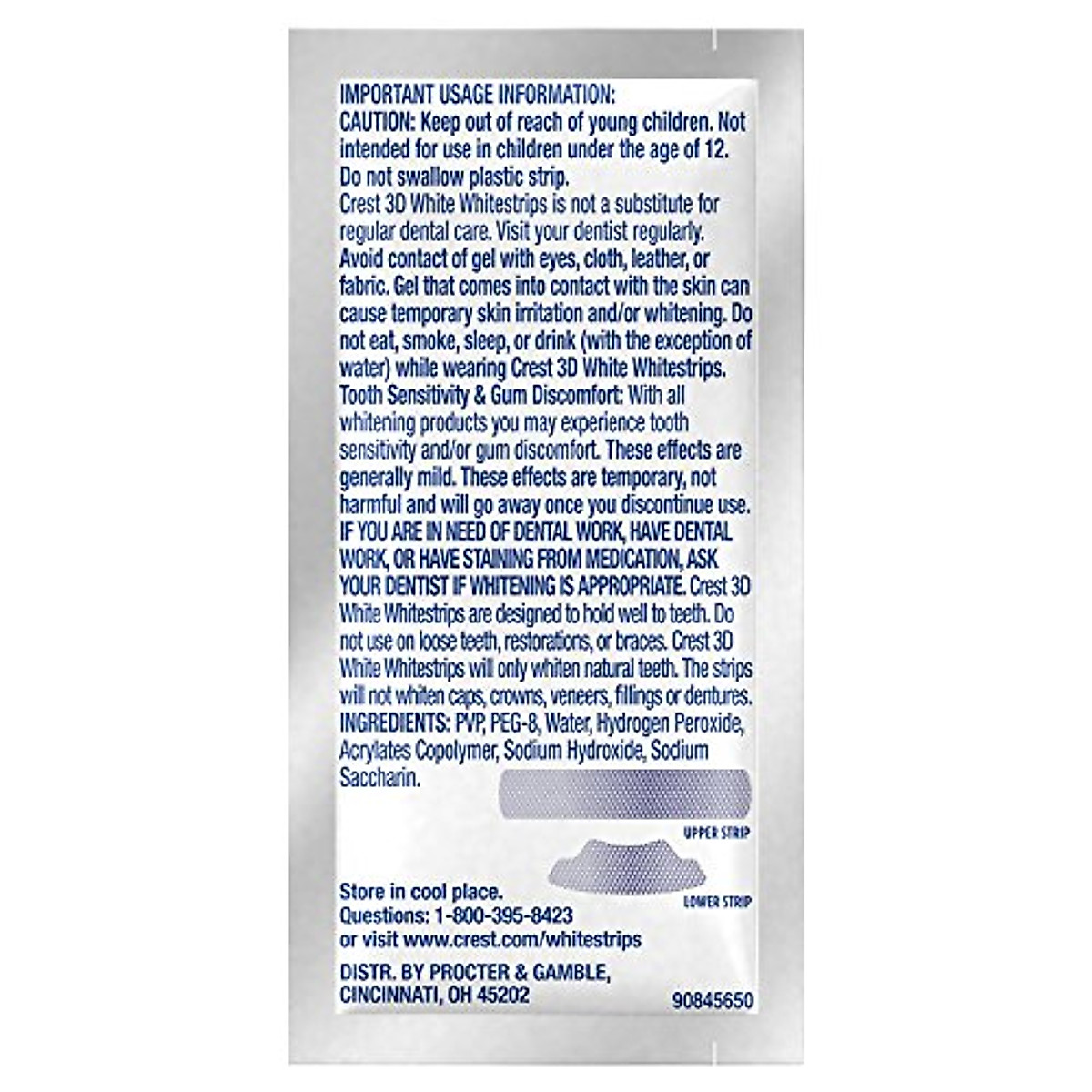 Crest 3D White Luxe Whitestrip Teeth Whitening Kit, Glamorous White, 14 Treatments( Each with 1 Upper/ 1 Lower), 28 Strips