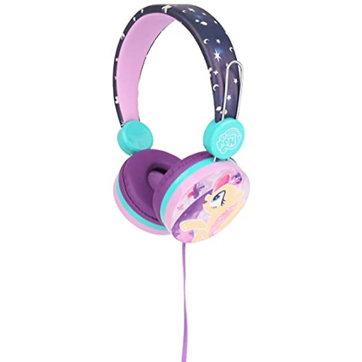 My Little Pony Over The Ear Headphones | Soft and Cushioned Ear Pieces to Fit Any Size, Adjustable Headband, Great Sound, Purple
