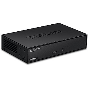 TRENDnet Wireless LAN Controller, Built-in 5-Port GB Switch, Compatible with: TEW-755AP/TEW-821DAP/TEW-825DAP, Access Point Management, TEW-WLC100, Black, Manage up to 128 AP's