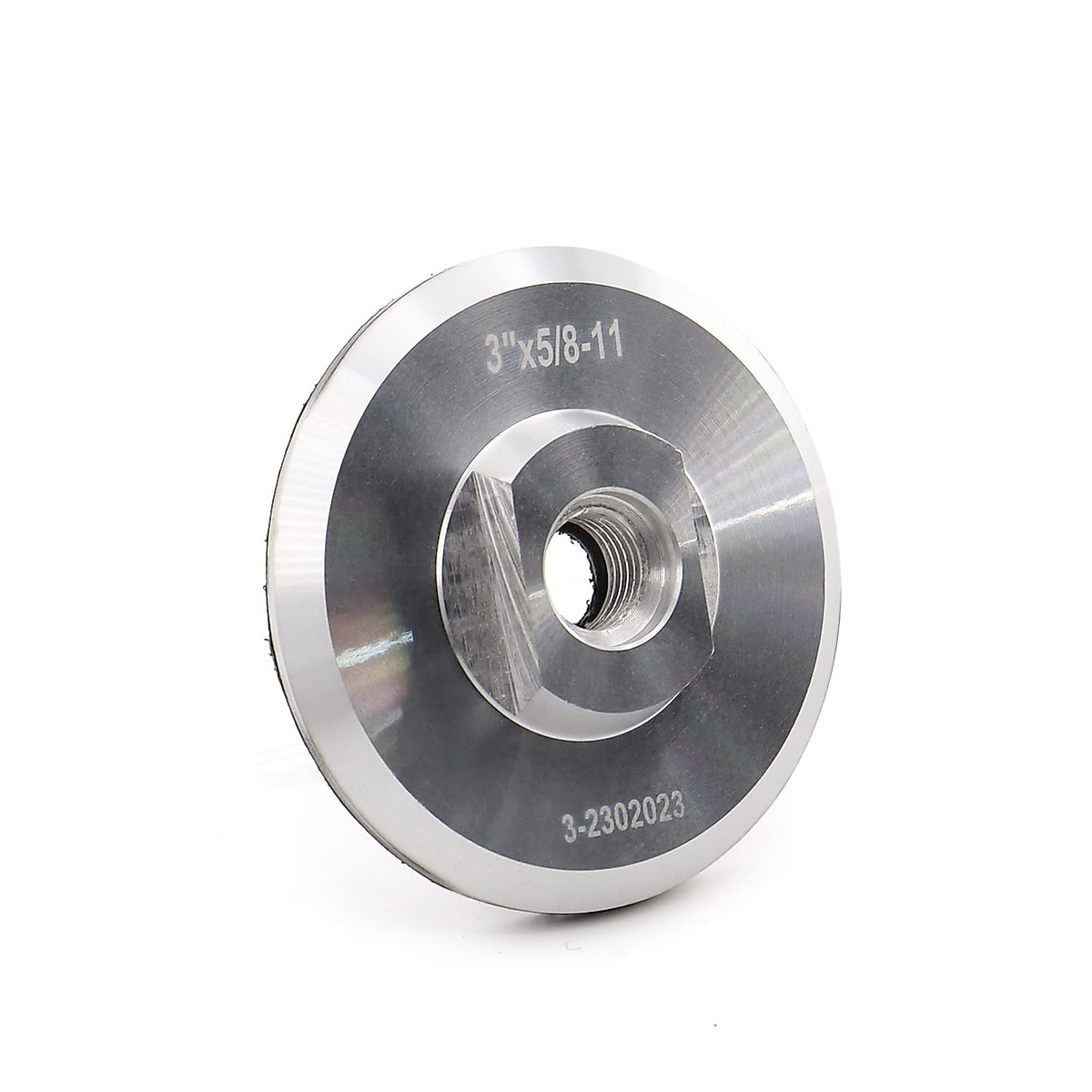 YDROWN 3 Inch Aluminium Backer Pad for Diamond Polishing Pad Holder Hook and Loop Connector 5/8-11 Thread (3 Inch)