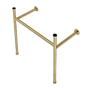 Fauceture VPB28147 Hartford Stainless Steel Console Sink Legs, Brushed Brass