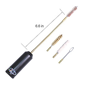 9mm Pistol Cleaning Kit Set Pocket Size Hand Gun Bore Brush for cal.38/357/9mm Pistol Cleaning