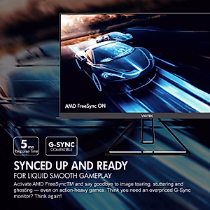 Viotek GFV22CB Ultra-Compact 22-Inch 144Hz Gaming Monitor | 1080P Full-HD 5ms | G-Sync-Compatible FreeSync FPS/RTS | 2X HDMI 3.5mm DP | Zero-Tolerance Dead Pixel Policy (VESA)