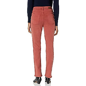 JAG Jeans Women's Olivia Ultra High Rise Straight Pant, Red Rock, 2