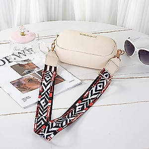 Montana West Crossbody Bags for Women Snapshot Camera Pouch Small Size Crossbody Purse MWC-086BWT