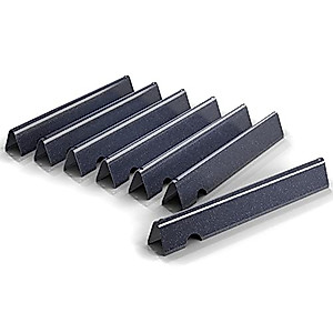 QuliMetal 17 Inch Flavorizer Bars for Weber Genesis II/LX 400, Genesis II/LX E410 E415 E435 E440 S410 S415 S435 S440 Series Gas Grills, Porcelain Steel 16GA Heat Plates Parts for Weber 66033 66796