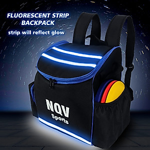 Disc Golf Set 12 PCS Flying Discs with Blue Bag & Pickleball Net with 4 Pickleballs