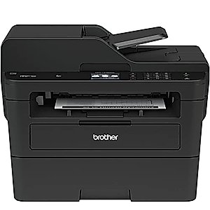 Brother MFCL2750DW Monochrome All-in-One Wireless Laser Printer, Duplex Copy & Print & Scan & Fax, 36ppm, Automatic 2-Sided Printing, 2.7’’Color Touchscreen, 250-sheet, Lanbertent Printer Cable