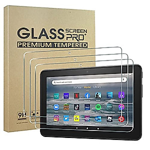 [3 Pack] All-new Fire 7 2022 / Fire 7 Kids Tablet Screen Protector (12th Generation/2022 Release),9H Hardness HD Clear Anti Fingerprint Tempered Glass