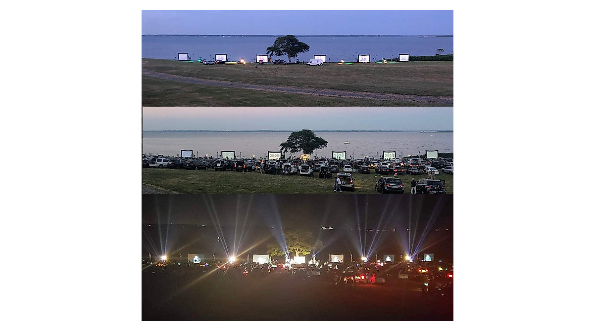 Yimukaka 25Ft Inflatable Movie Screen for Outdoor Fun