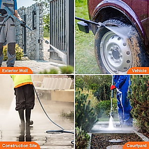 VEVOR Horizontal Triplex Pressure Washer Pump, 3/4" Shaft, 3300 PSI, 3.0 GPM, Replacement Power Washer Pumps Kit, Parts Washer Pump, Compatible with Simpson MorFlex Models 40224, 40225, 40226 etc.