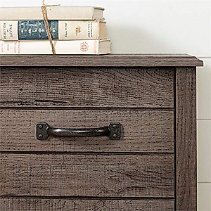 South Shore Ulysses Twin Bookcase Headboard, Fall Oak