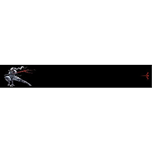 White Water Archery Laminated Solid Black Ninja Arrow Wraps 15 Pc Pack Choose Length Width (9, 1.12)