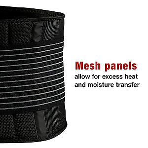 ACE Back Brace, Doctor Developed, Adjustable, Black