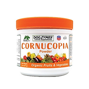 Dogzymes Cornucopia Organic Proprietary Blend of Vegetables, Fruits, Nutritional Sprouts for Dogs and Cats (8 Ounce)