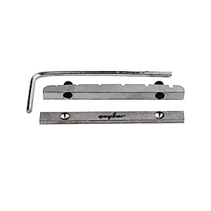 Guyker 42mm Adjustable Guitar Nut - Bell Titanium Alloy Nut (42 x 3.5mm) Split Regulation Replacement Parts Compatible with Stratocaster Strat ST Style Guitar