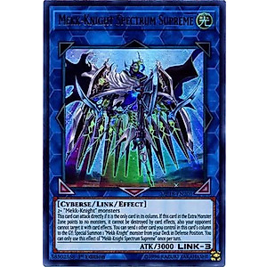 Yu-Gi-Oh! English Version MP18-EN201 Stigmata Knight Mekk-Knight Spectrum Supreme Ultra Rare 1st Edition