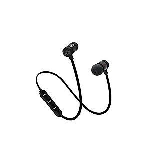 iJoy Bluetooth Wireless Sport Earbuds IPX4 Sweatproof Sport Headphones with Microphone, Noise Cancelling Earphones, Noise Cancelling Headset for Workout, Running, Gym