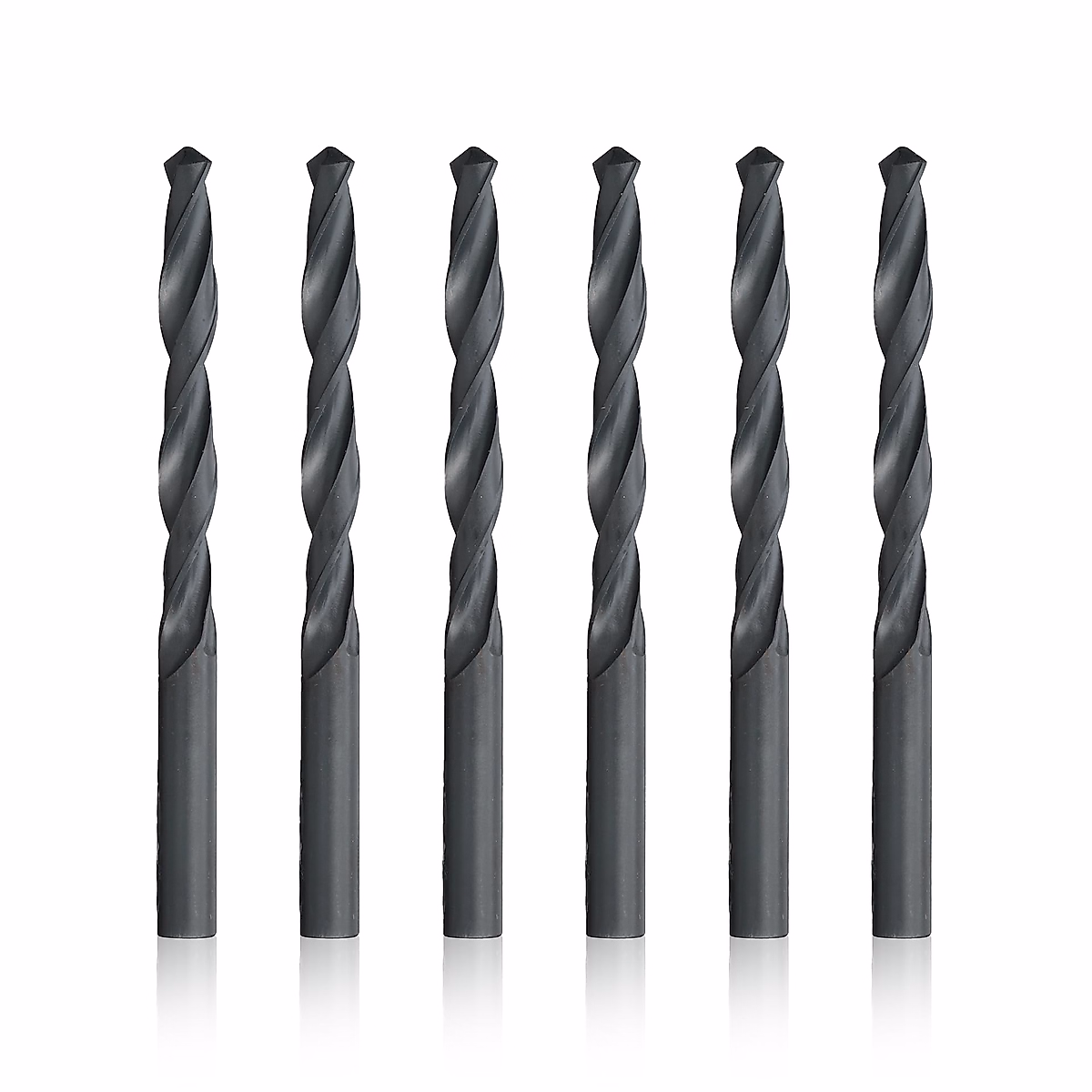 Drill America DWDMM9.30P6 9.30mm High Speed Steel Drill Bit (Pack of 6), DWDMM Series