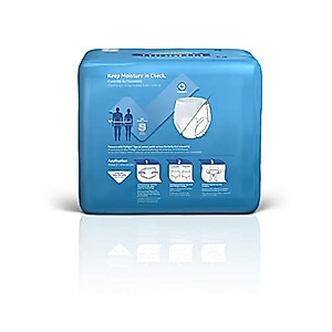 Medline Protection Plus Disposable Protectiv Incontinencee Underwear, Small, 20 to 28", 22 Count (Pack of 4)