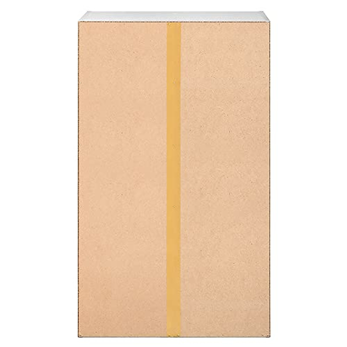 Amazon Basics 5-Cube Organizer Bookcase, White, Solid, 19.5 x 9.4 x 31.5 inch