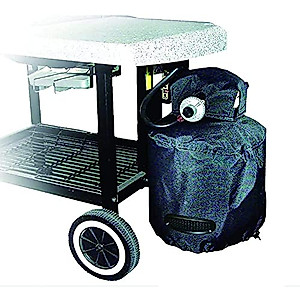 20lb Propane Tank Cover ,Ventilated Propane Gas Can Protection Covers, Heavy Duty RV Propane Tank Cover, Propane Bottle Storage Bag, Waterproof & Weather Resistant, Black, 12.5 x 12.5 x 24 inches