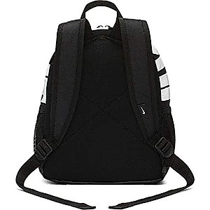 Nike Brasilia "just Do It" Backpack (mini), Black/Black/(Glossy White), Misc