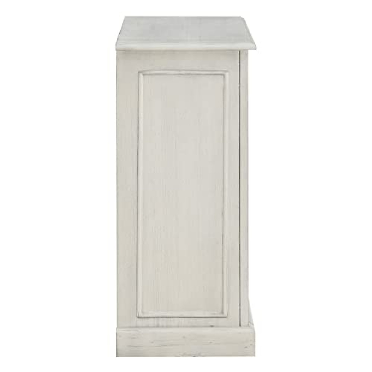OSP Home Furnishings Country Meadows 2-Shelf Bookcase, Antique White