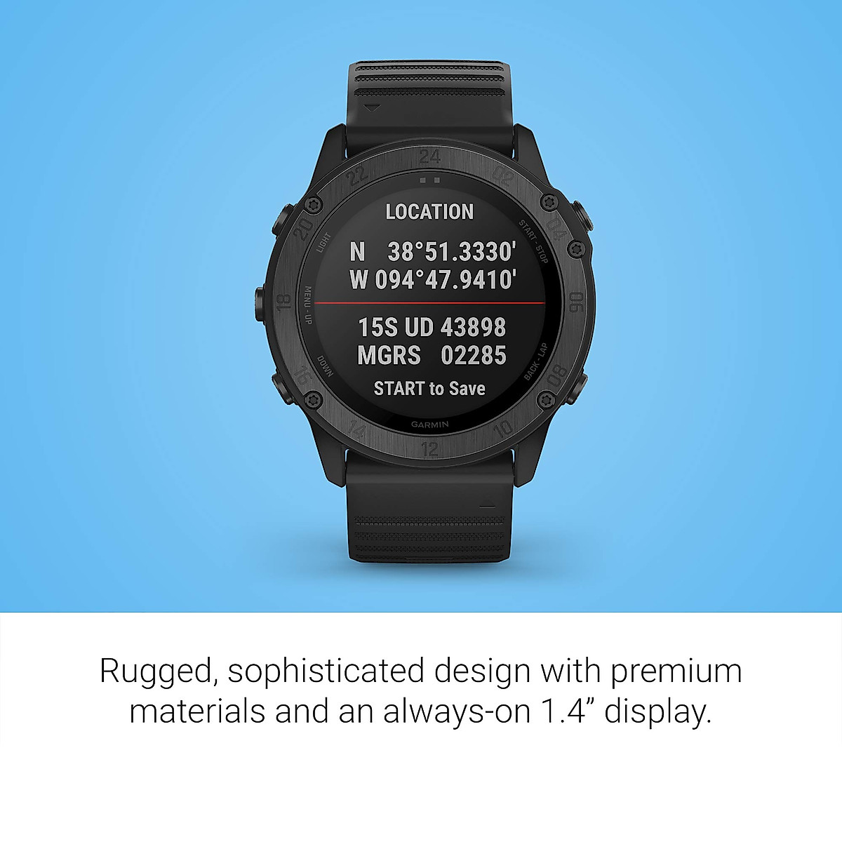 Garmin tactix Delta, Premium GPS Smartwatch with Specialized Tactical Features, Designed to Meet Military Standards