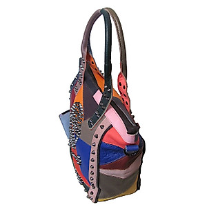 Amerileather QMetal Crossbones (Rainbow)