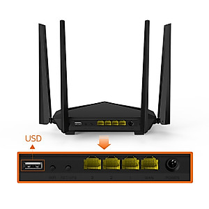 Tenda AC1200 Dual Band Smart WiFi Router, Gigabit Ethernet（AC10U）