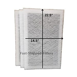 Fast-Shipped-Filters 3 Pack 16x25 Micropower Guard air cleaner replacement polarized filter pads refill