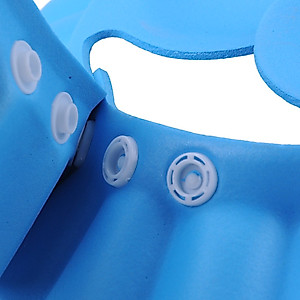 SUNTRADE 3Pcs Cute Kids Adjustable Shampoo Bath Bathing Shower Cap Hat Wash Hair Shield