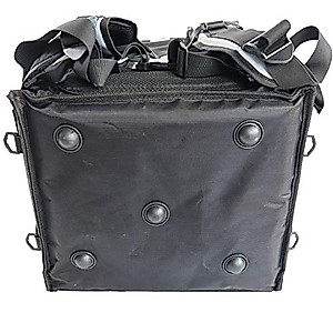 PK-66Z: Food Delivery Bags, Pizza Thermal Delivery Box, Insulated Delivery Backpack, Catering Bags, 16" L x 12" W x 18" H, Matte Waterproof