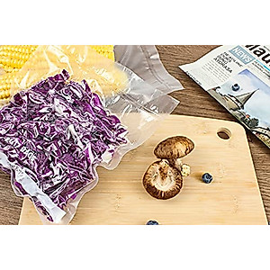 3 Pack- 11" x 16' Vacuum Seal Roll. Compatible With All Food Saver Vacuum Seal Machines, Heavy Duty, BPA-Free & Freezer Safe, Cut to Size. 24/7 Bags