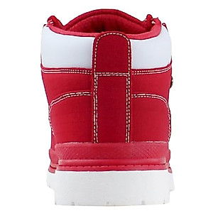 Lugz Men's Drifter Ripstop Boot, Red/White, 9 D US