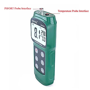 AE6601 Handheld Digital Water pH Meter Temperature Meter PH & ORP Meter Range 0.00~14.00pH